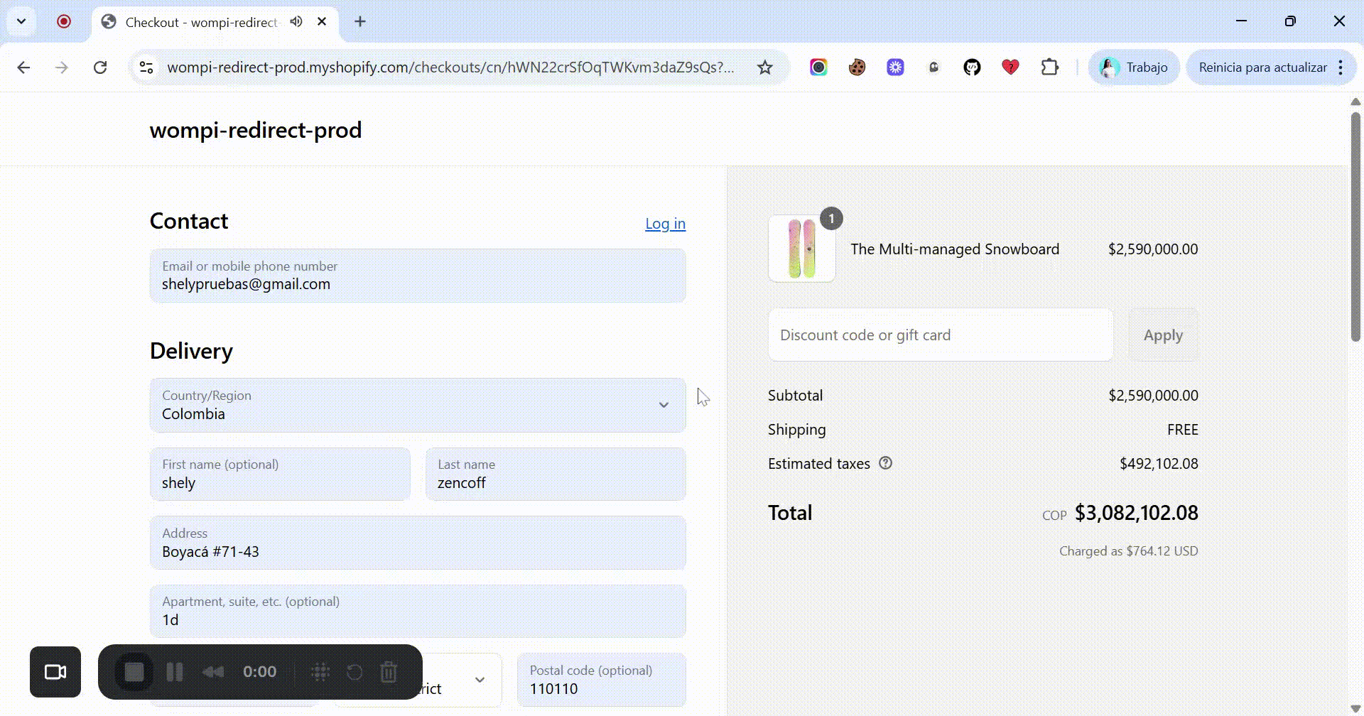 Shopify | Wompi Docs