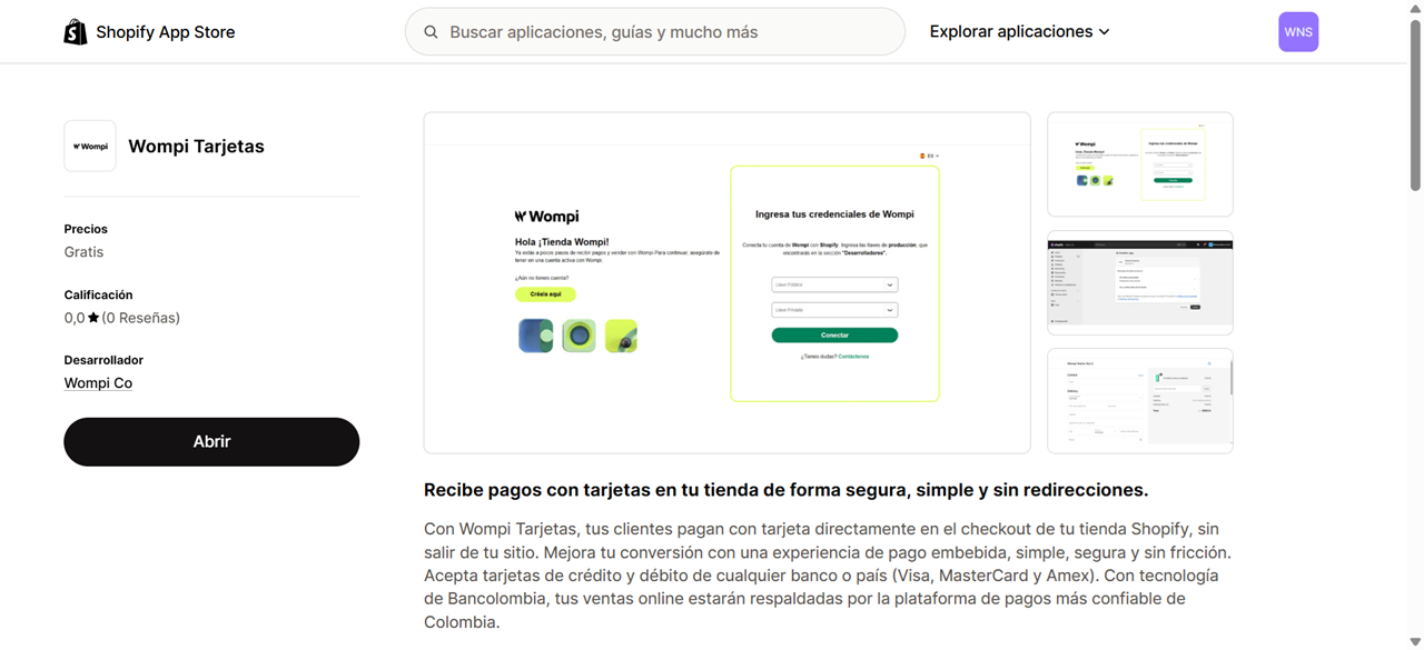 Shopify | Wompi Docs