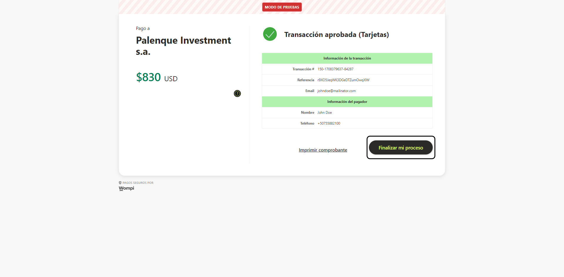 Shopify | Wompi Docs
