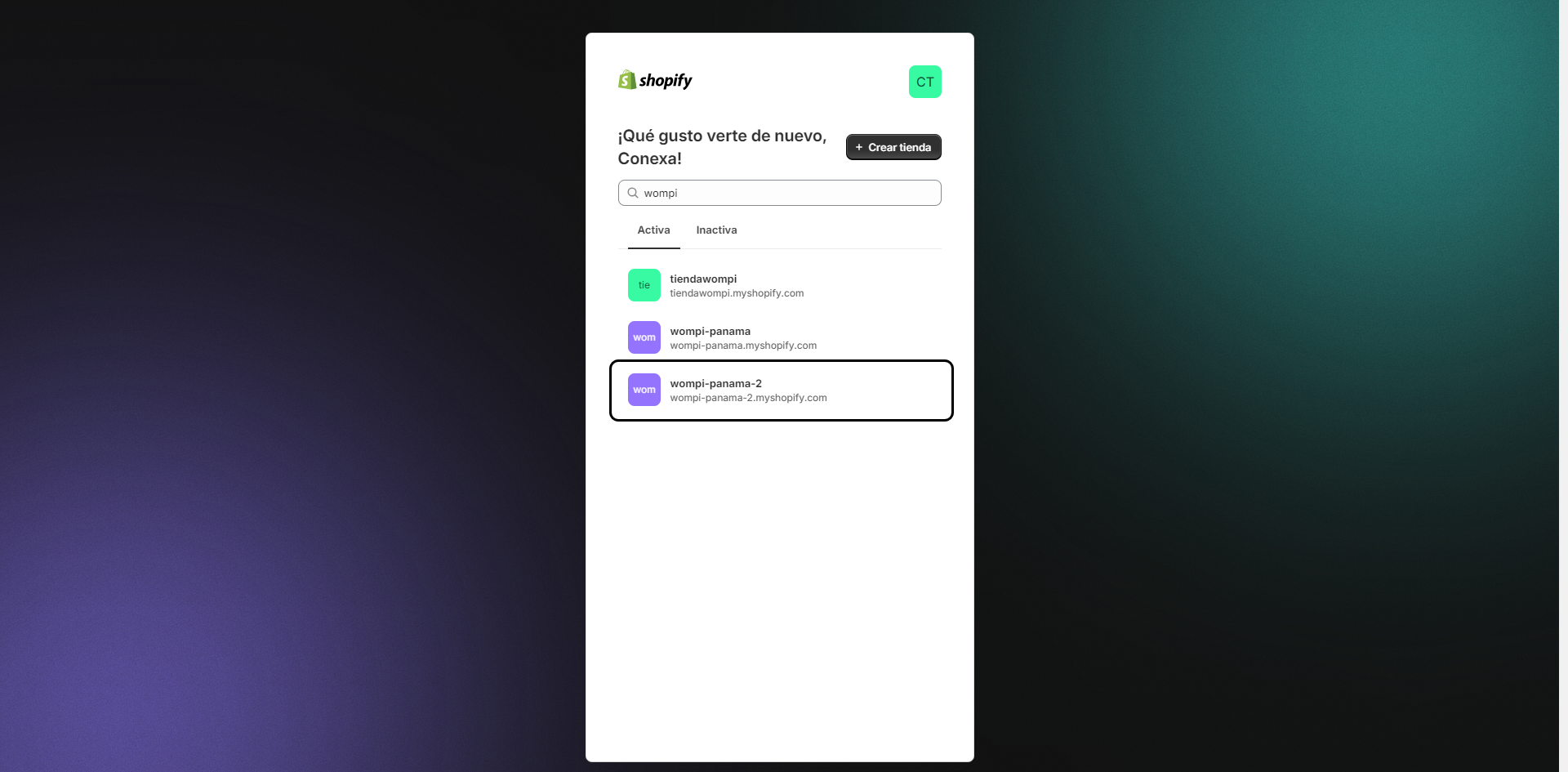 Shopify | Wompi Docs