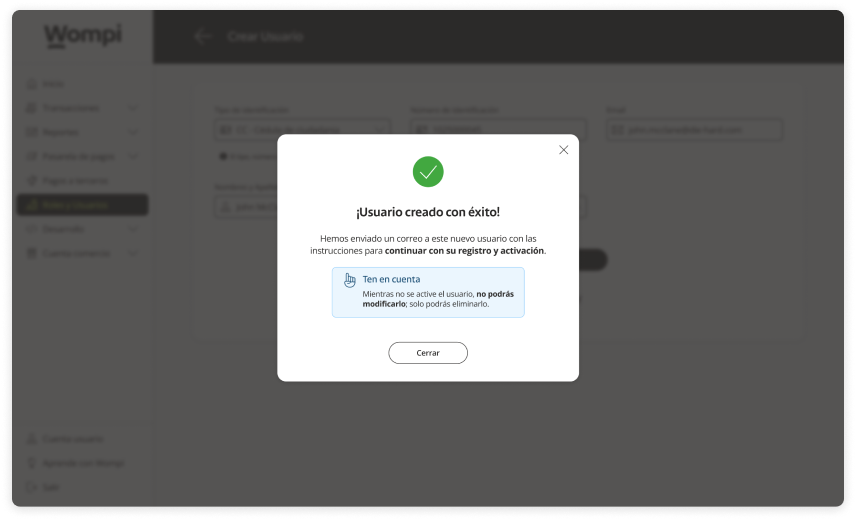 Payments to third parties | Wompi Docs