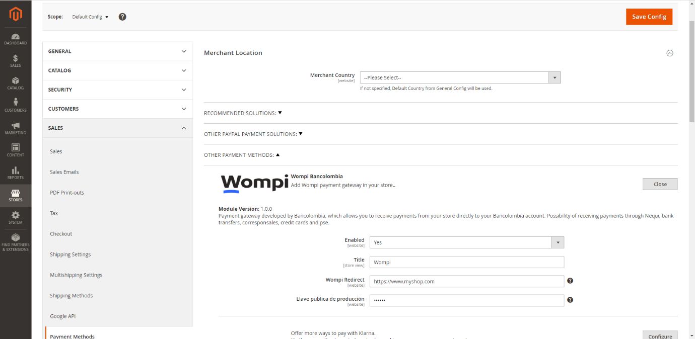 Magento | Wompi Docs