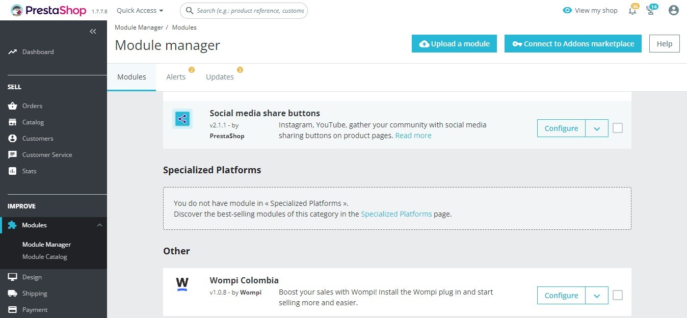 PrestaShop | Wompi Docs