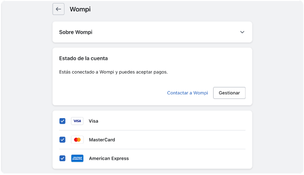 Shopify | Wompi Docs