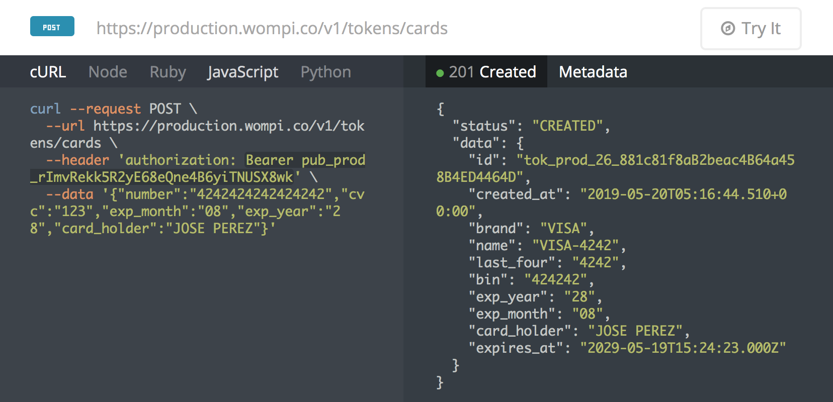 Quick start | Wompi Docs